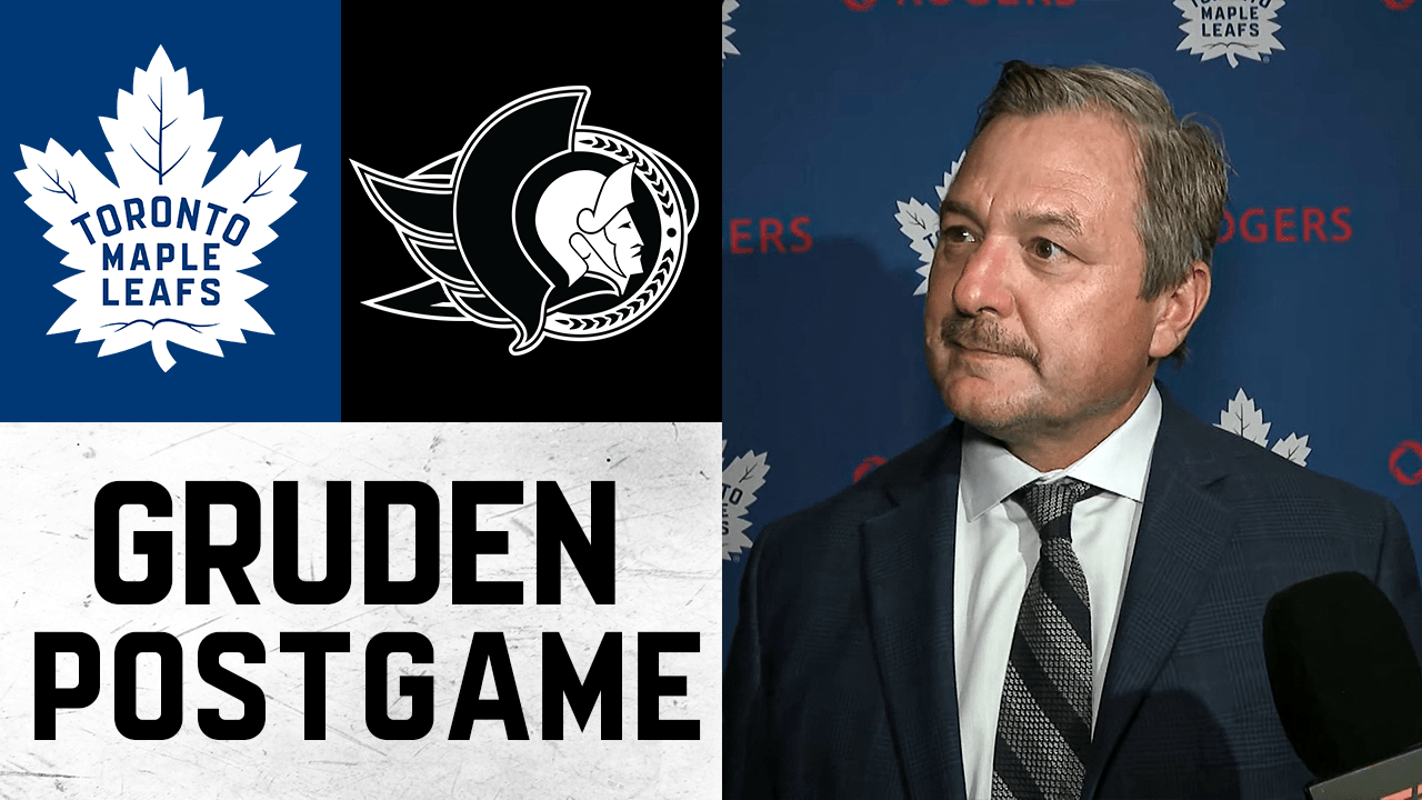 John Gruden | Post Game | Toronto Maple Leafs