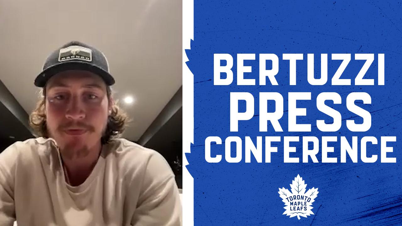 Tyler Bertuzzi | Media Avail | Toronto Maple Leafs