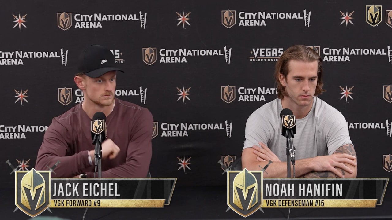 Eichel/Hanifin Year-End Media | Vegas Golden Knights