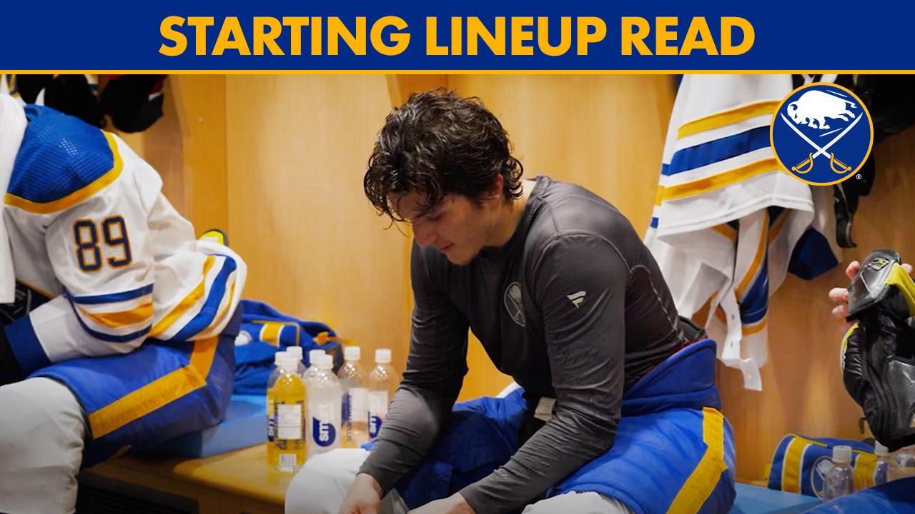 Starting Lineup Read | Buffalo Sabres