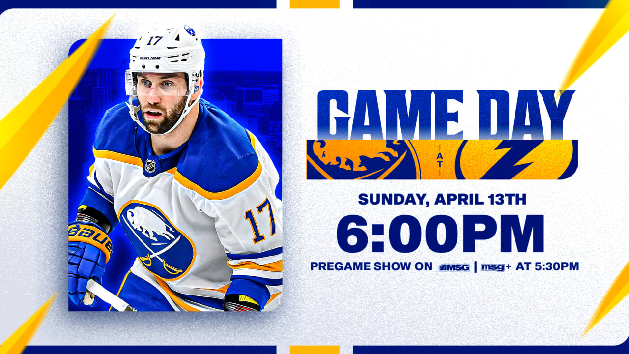 Sabres at Lightning | How to watch, lineup notes, and storylines ...
