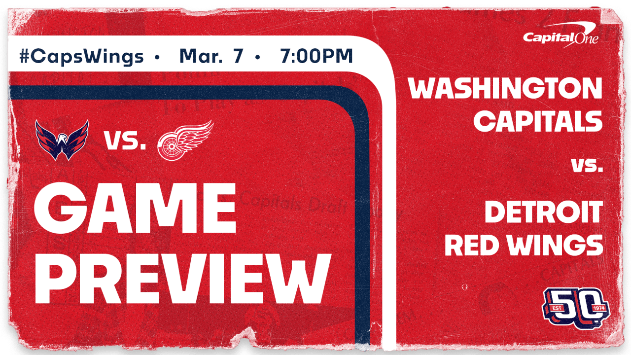 Caps Host Wings | Washington Capitals