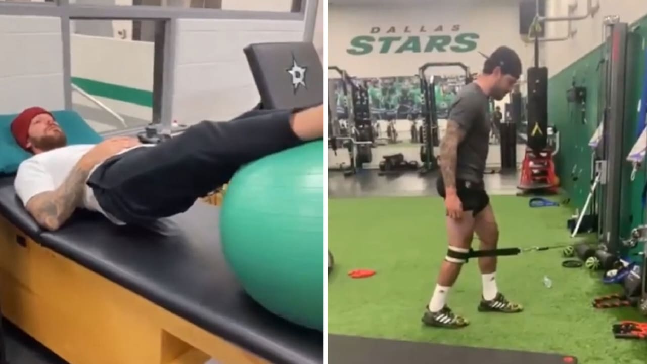 Stars forward Seguin shares video of grueling rehab from two surgeries ...
