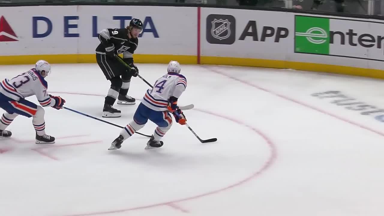 EDM@LAK: Fiala scores goal against Stuart Skinner | Los Angeles Kings