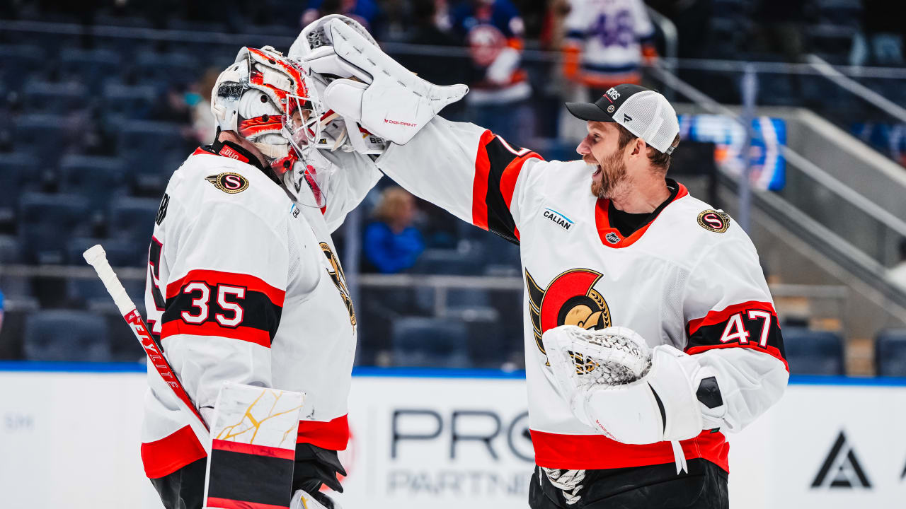 Linus Ullmark is giving the Senators belief as the series shifts to ...