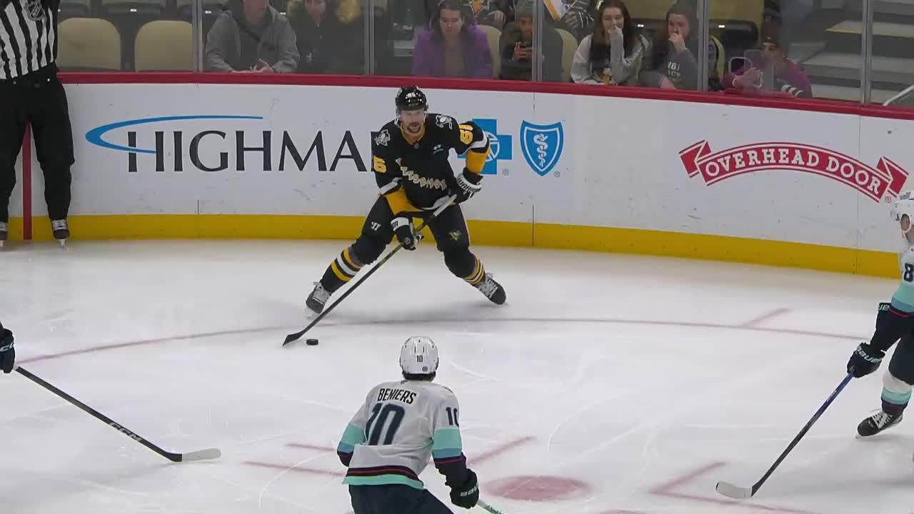 SEA@PIT: Rust scores goal against Joey Daccord | Pittsburgh Penguins