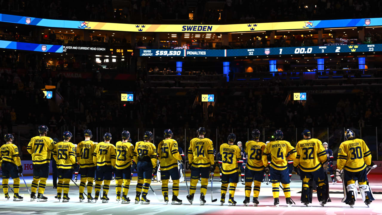 Tre Kronor – spelare för spelare i 4 Nations | NHL.com/sv