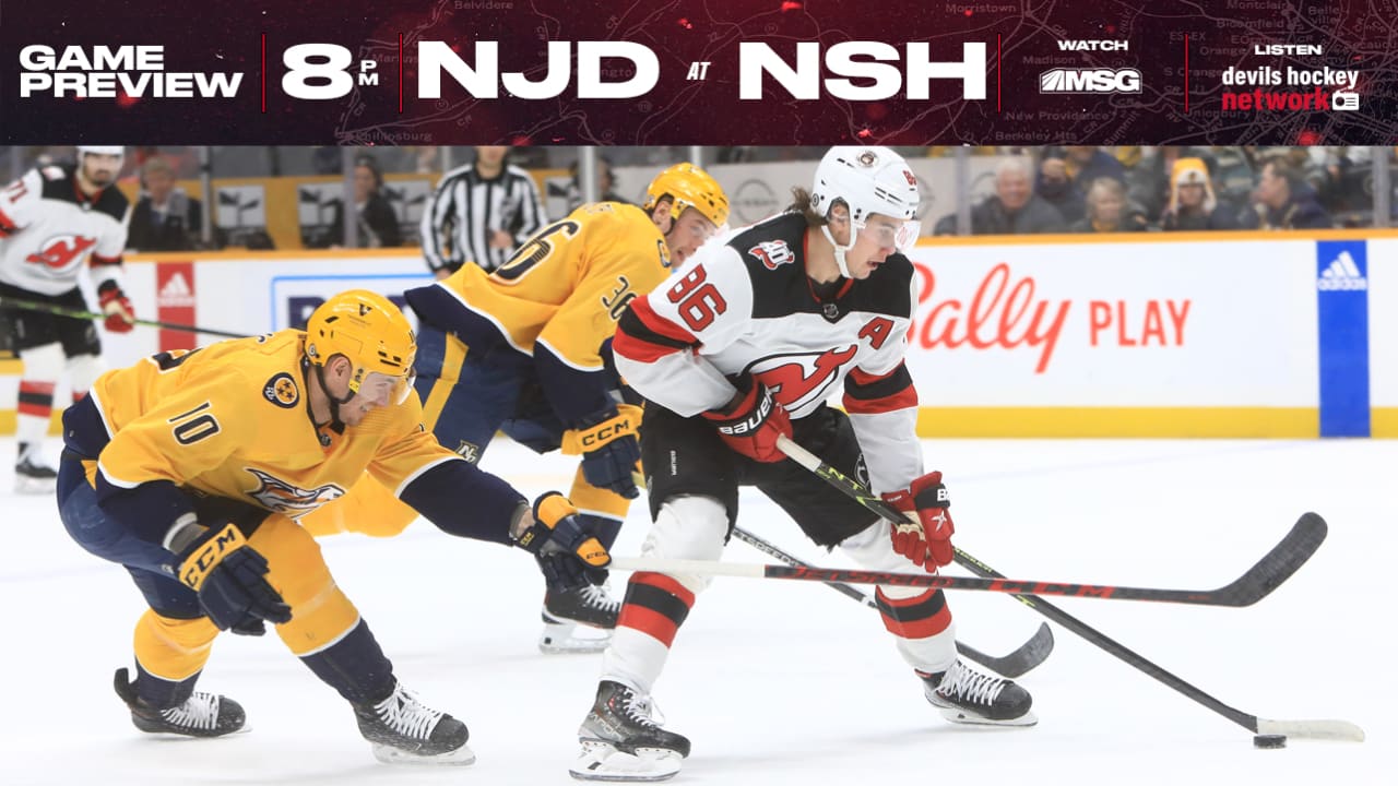 Devils Take on Predators in Nashville | PREVIEW | New Jersey Devils