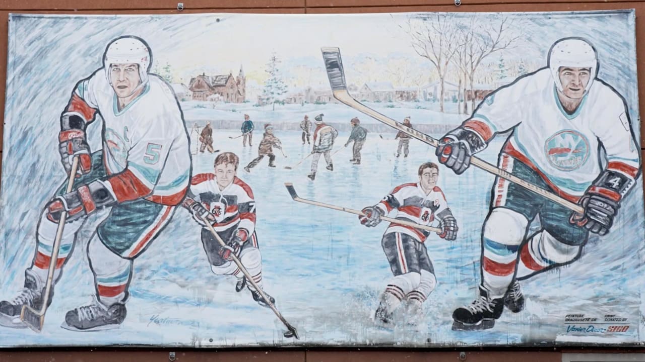 Denis and Jean Potvin's Mural | New York Islanders