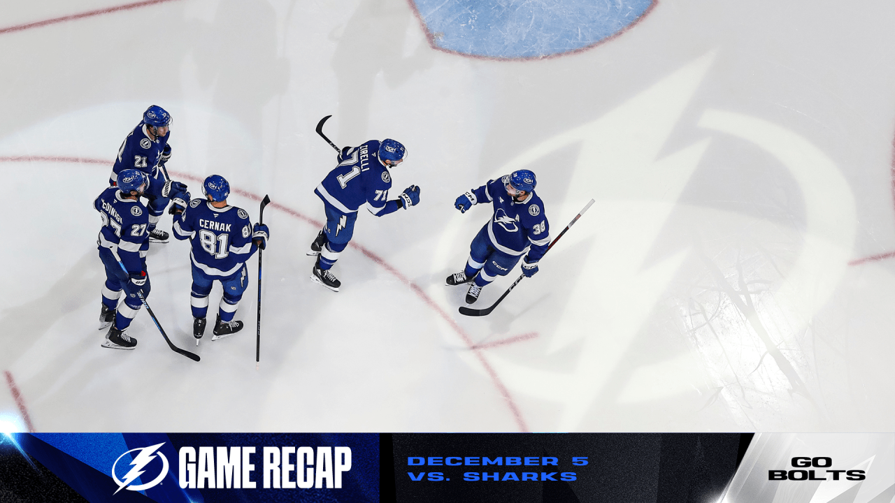 Recap: Lightning 8, Sharks 1 | Tampa Bay Lightning