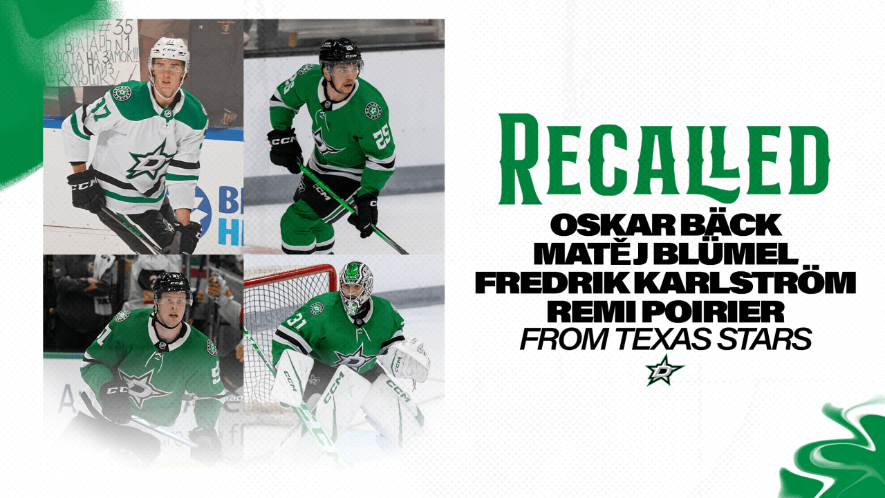 Stars recall four players from Texas | Dallas Stars