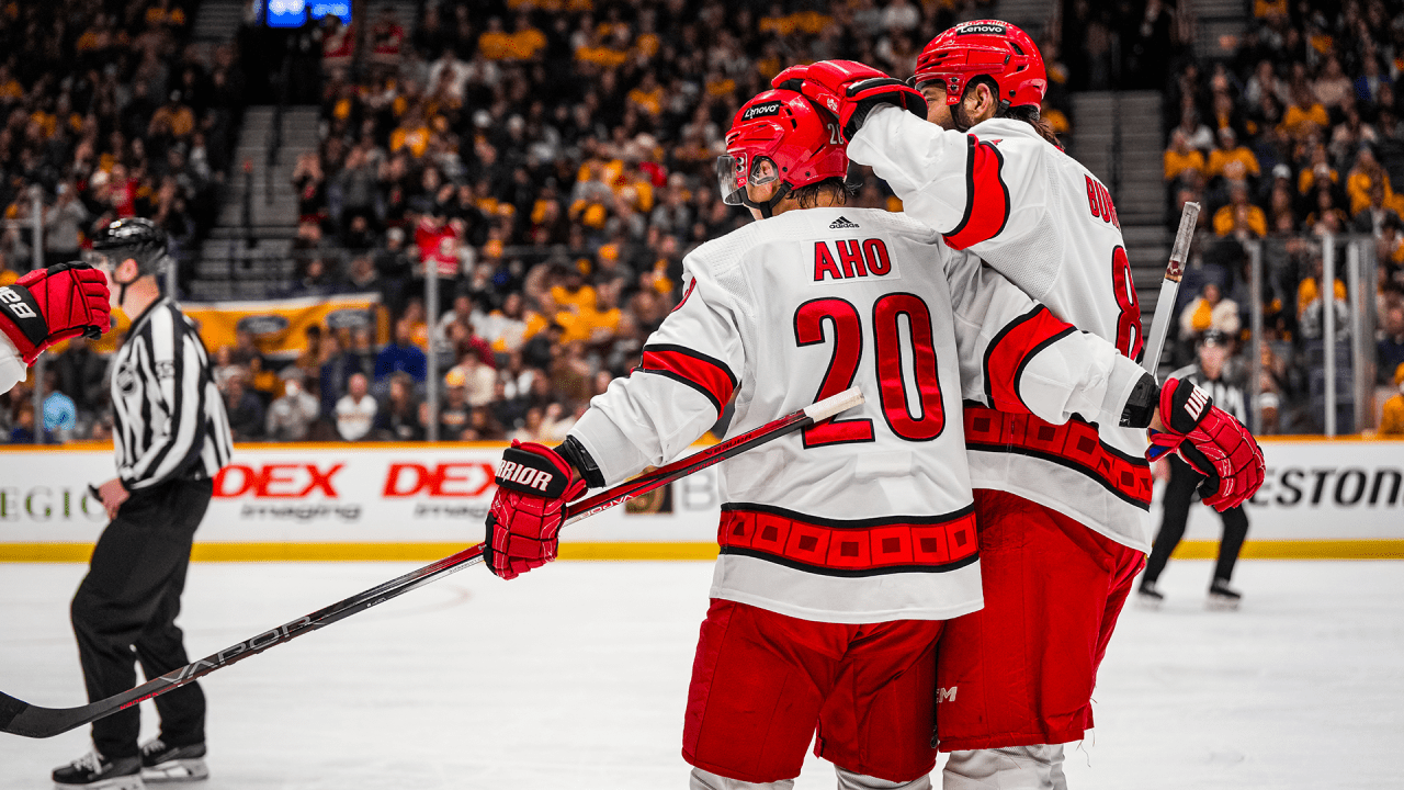 Aho's Monster Night Leads Canes To Victory In Nashville | Carolina ...