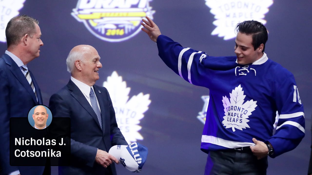 Auston Matthews hits the ice for Maple Leafs | NHL.com