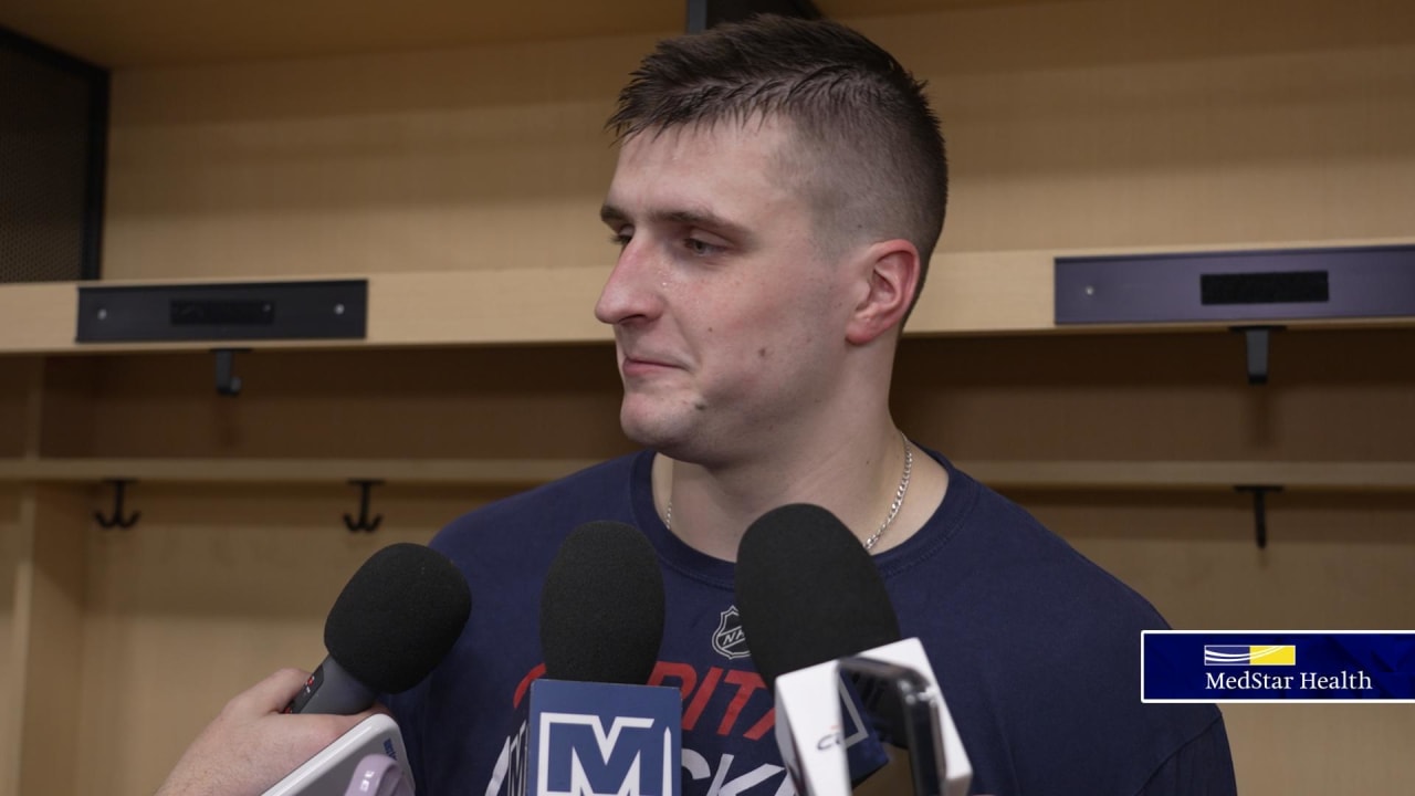 Aliaksei Protas | Postgame | Washington Capitals