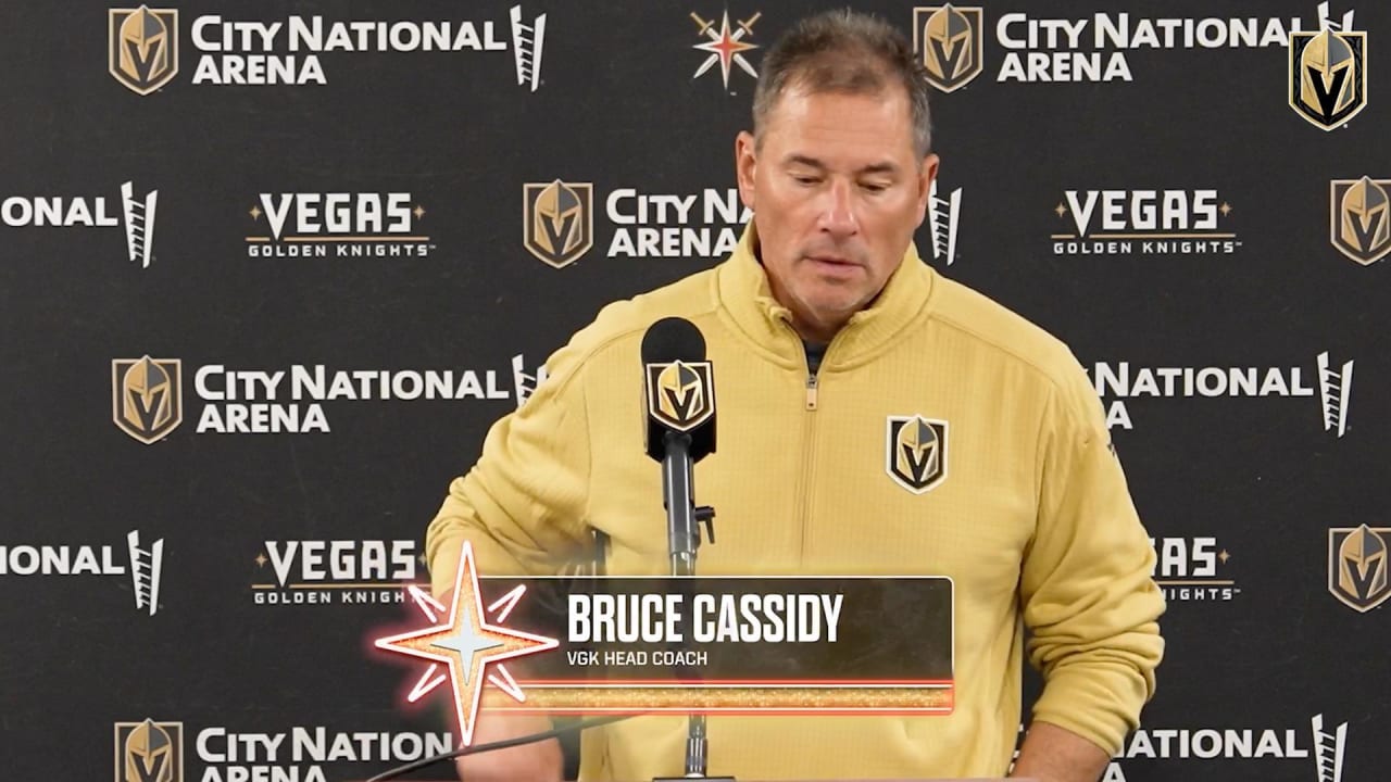 Bruce Cassidy 10/21 | Vegas Golden Knights
