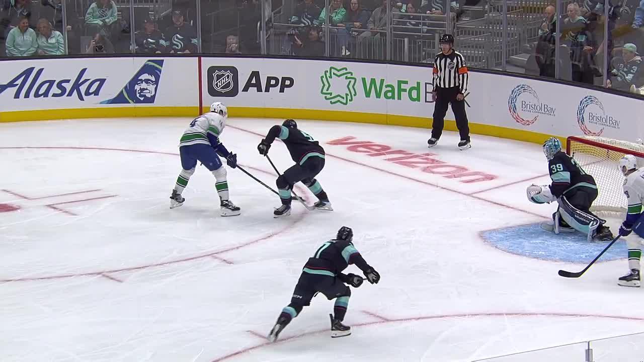 VAN@SEA: Aman scores goal against Niklas Kokko | Vancouver Canucks