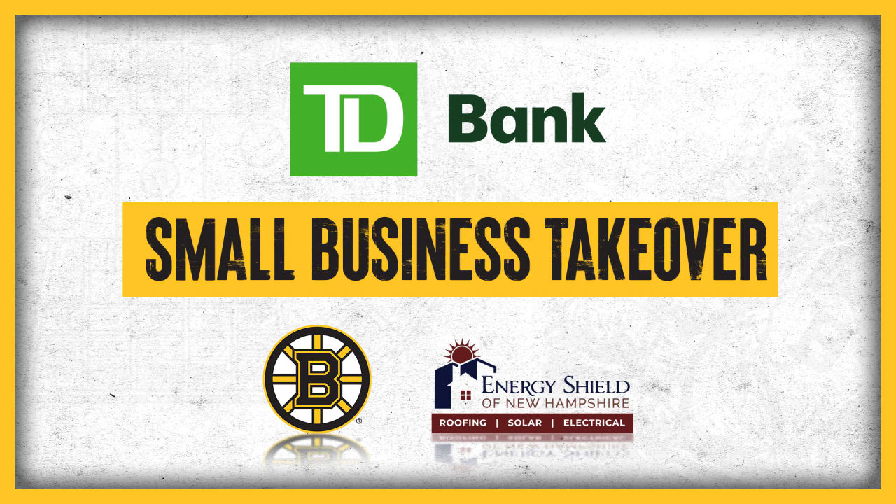 Bruins to Host TD Bank Small Business Takeover at TD Garden on March 28 ...