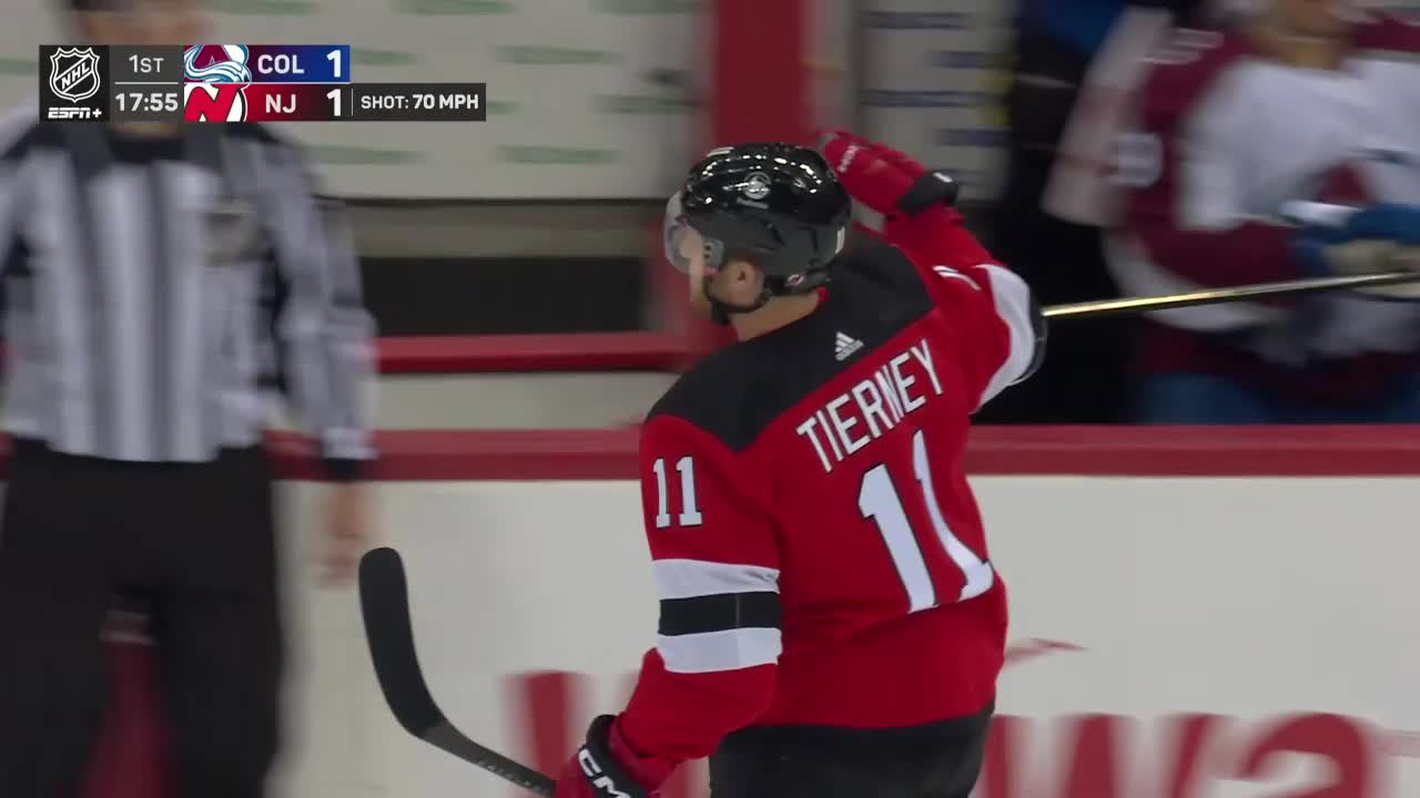 Tierney tips in tying goal | NHL.com