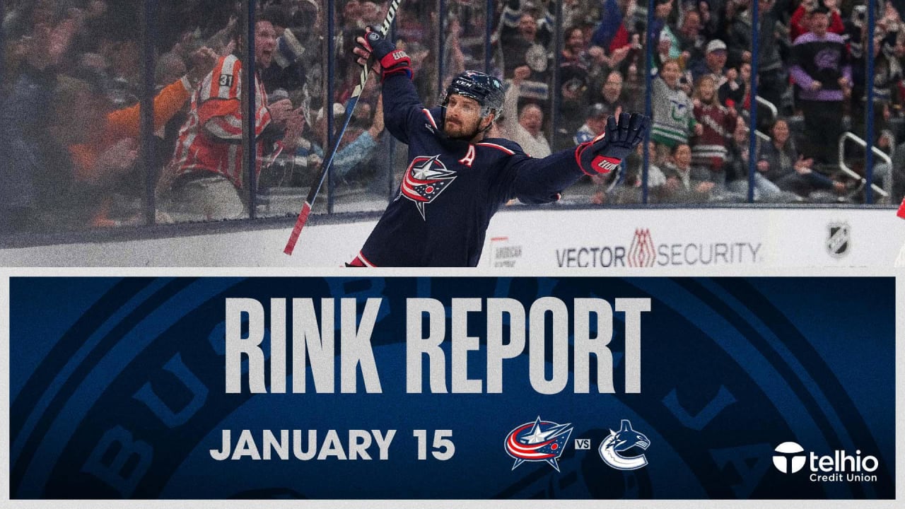Rink Report (1/15/24) | Columbus Blue Jackets