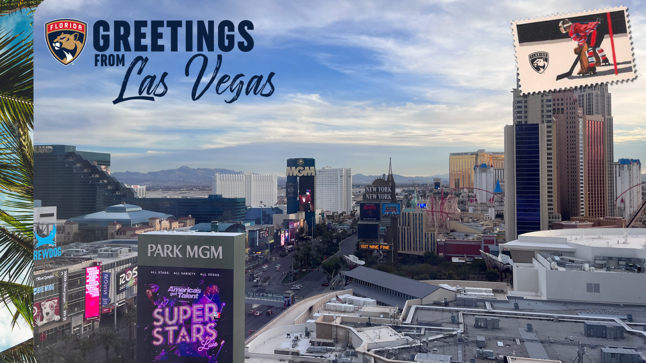 POSTCARD: Lundell's first trip to Las Vegas | Florida Panthers