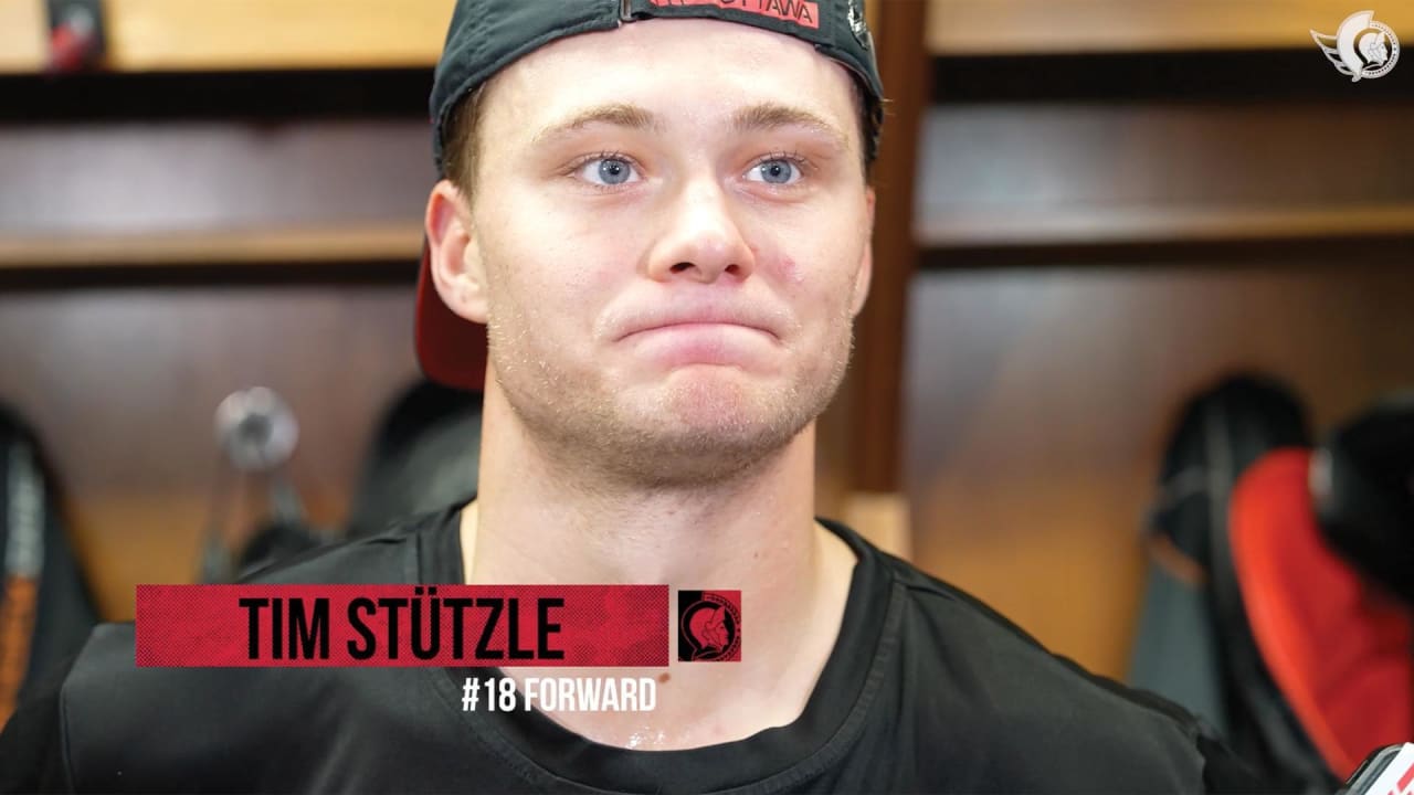 Tim Stützle Pregame Availability vs TOR | Ottawa Senators