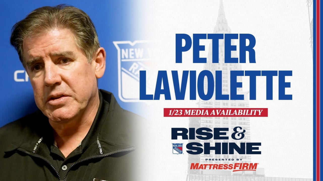 Pregame: Laviolette | New York Rangers