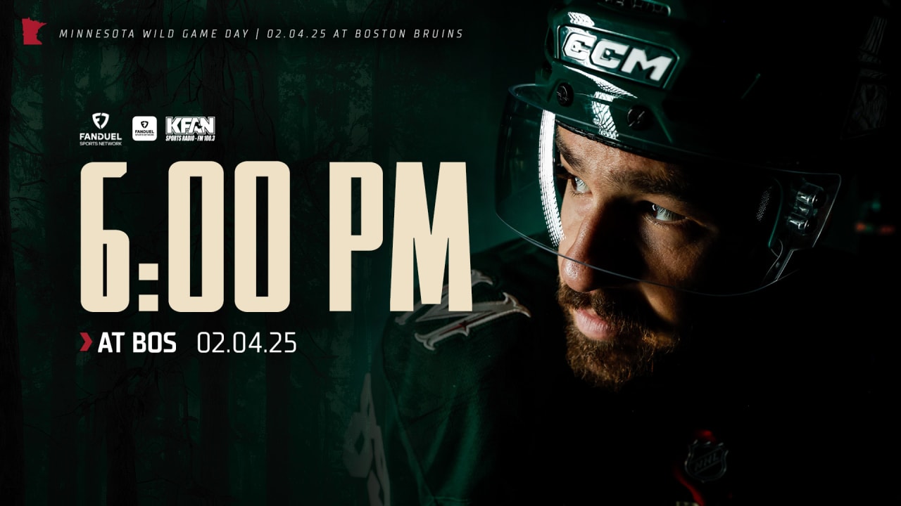Preview: Wild at Boston Bruins | Minnesota Wild
