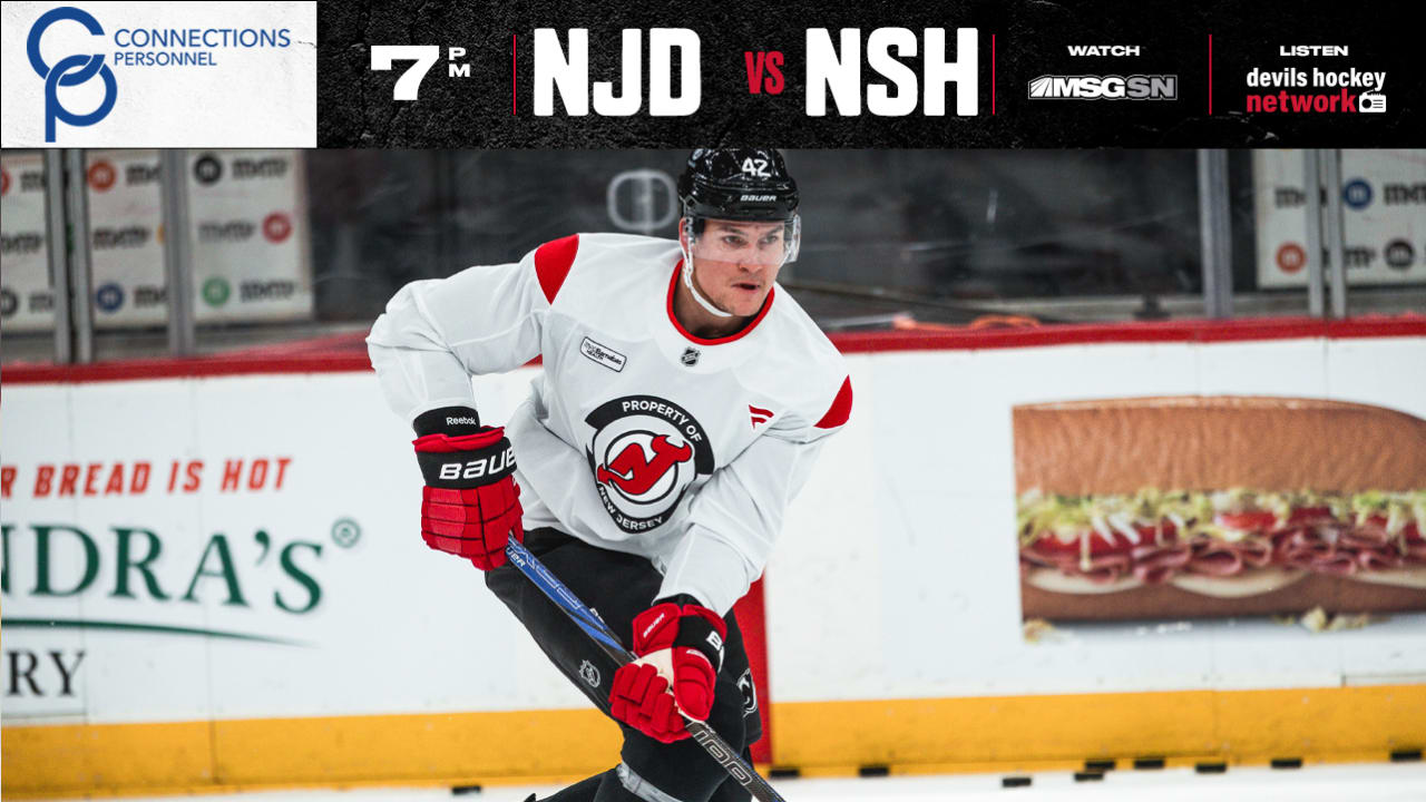 Tsyplakov Makes Devils' Debut v. Predators | PREVIEW | New Jersey Devils