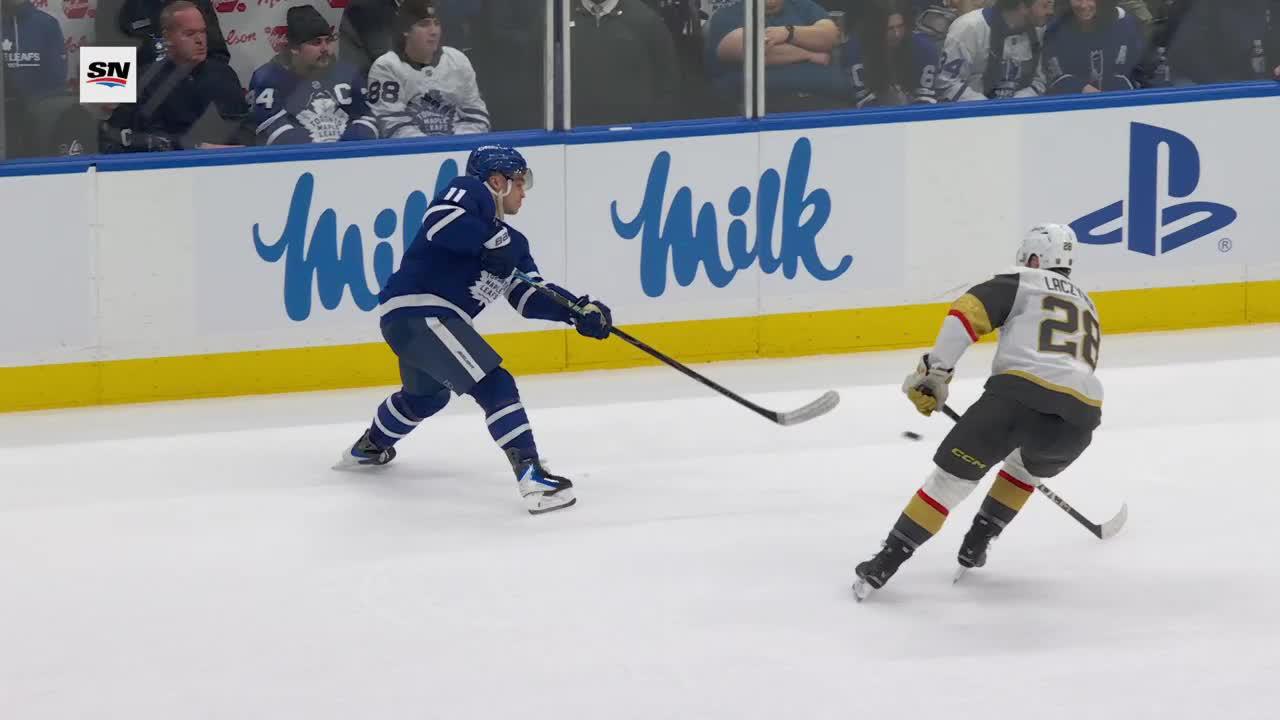 VGK@TOR: McMann scores goal against Adin Hill | Toronto Maple Leafs