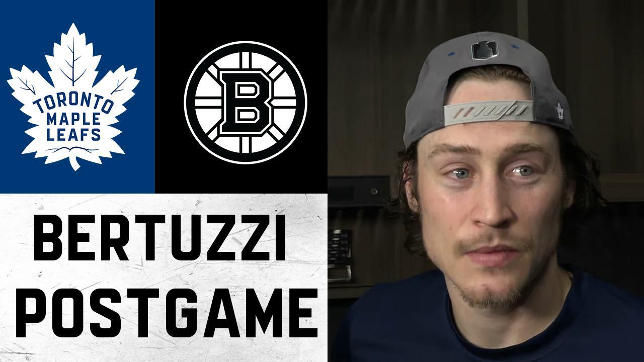 Tyler Bertuzzi | Post Game | Toronto Maple Leafs
