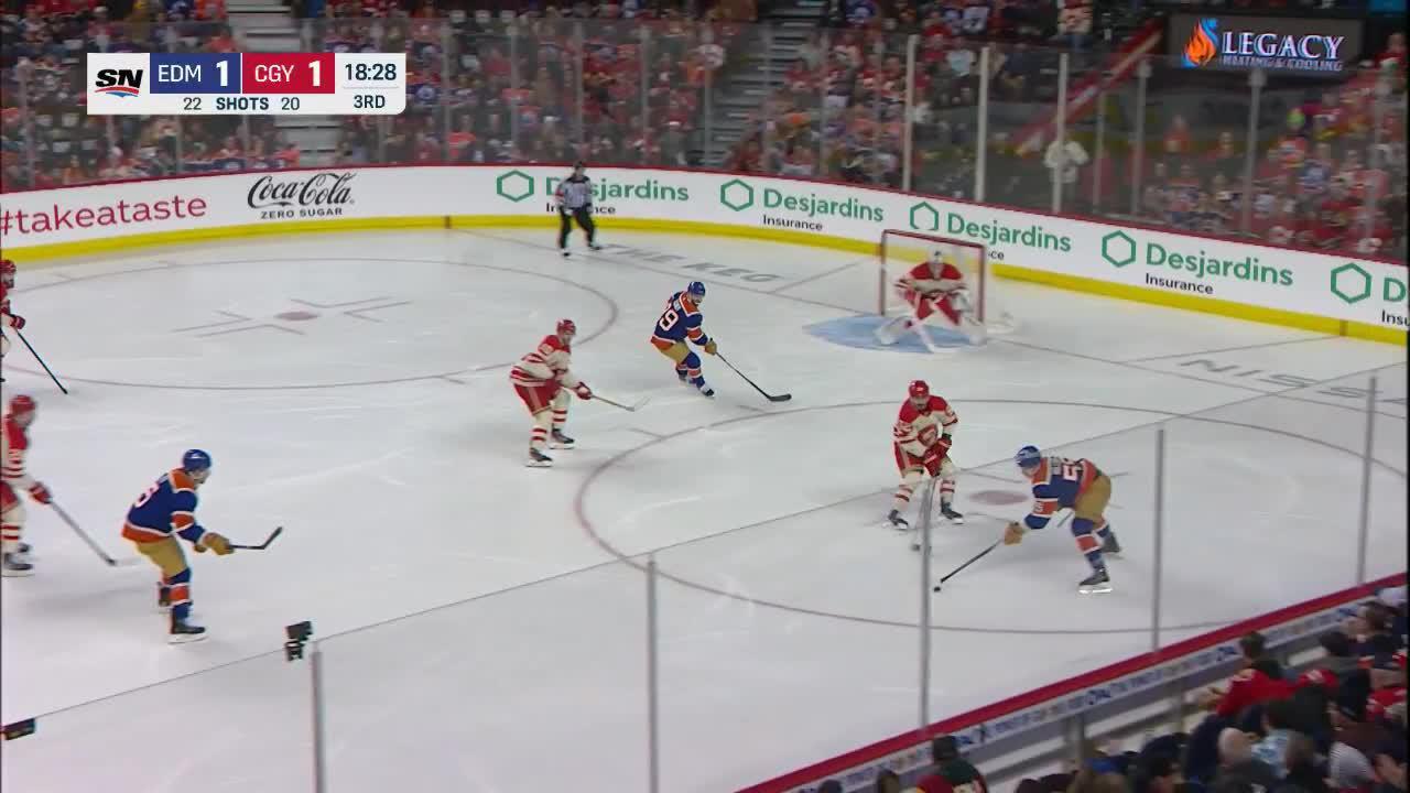 Sam Gagner with a Short Goal vs. Calgary Flames | NHL.com