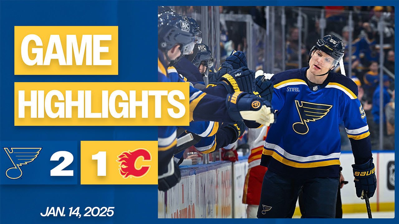 Highlights: STL 2, CGY 1 | St. Louis Blues