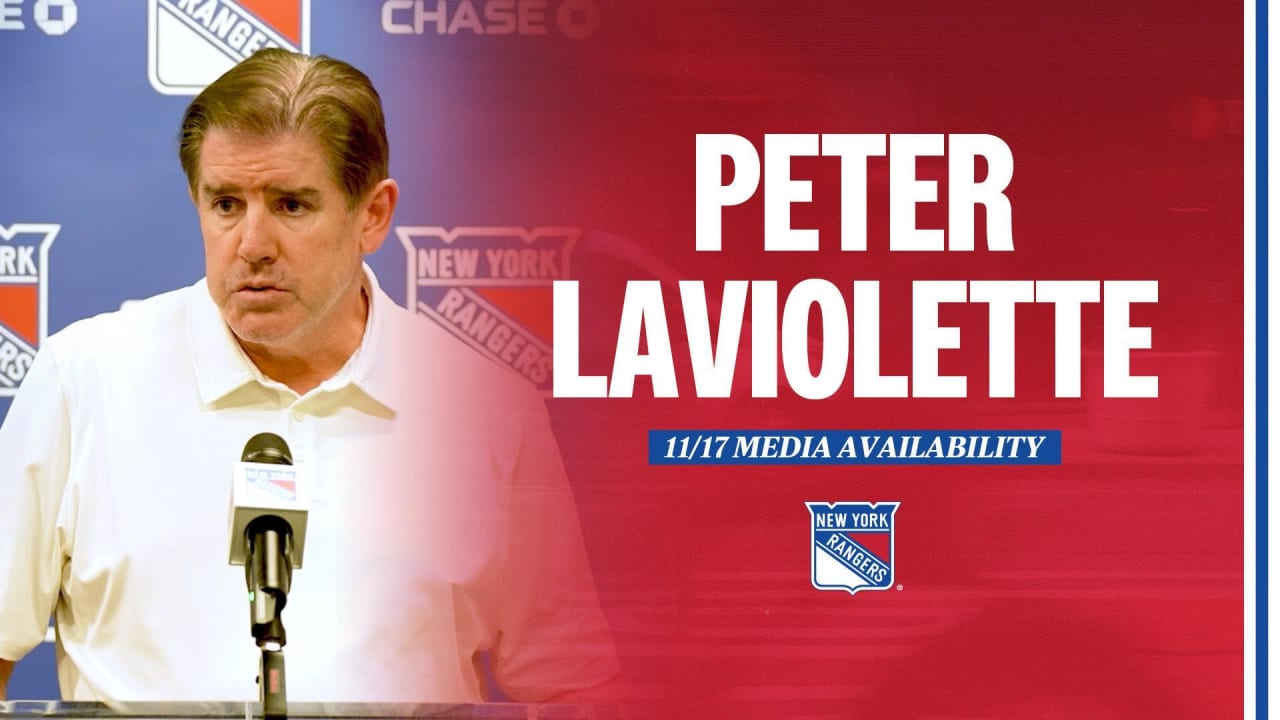 Practice: Laviolette | New York Rangers