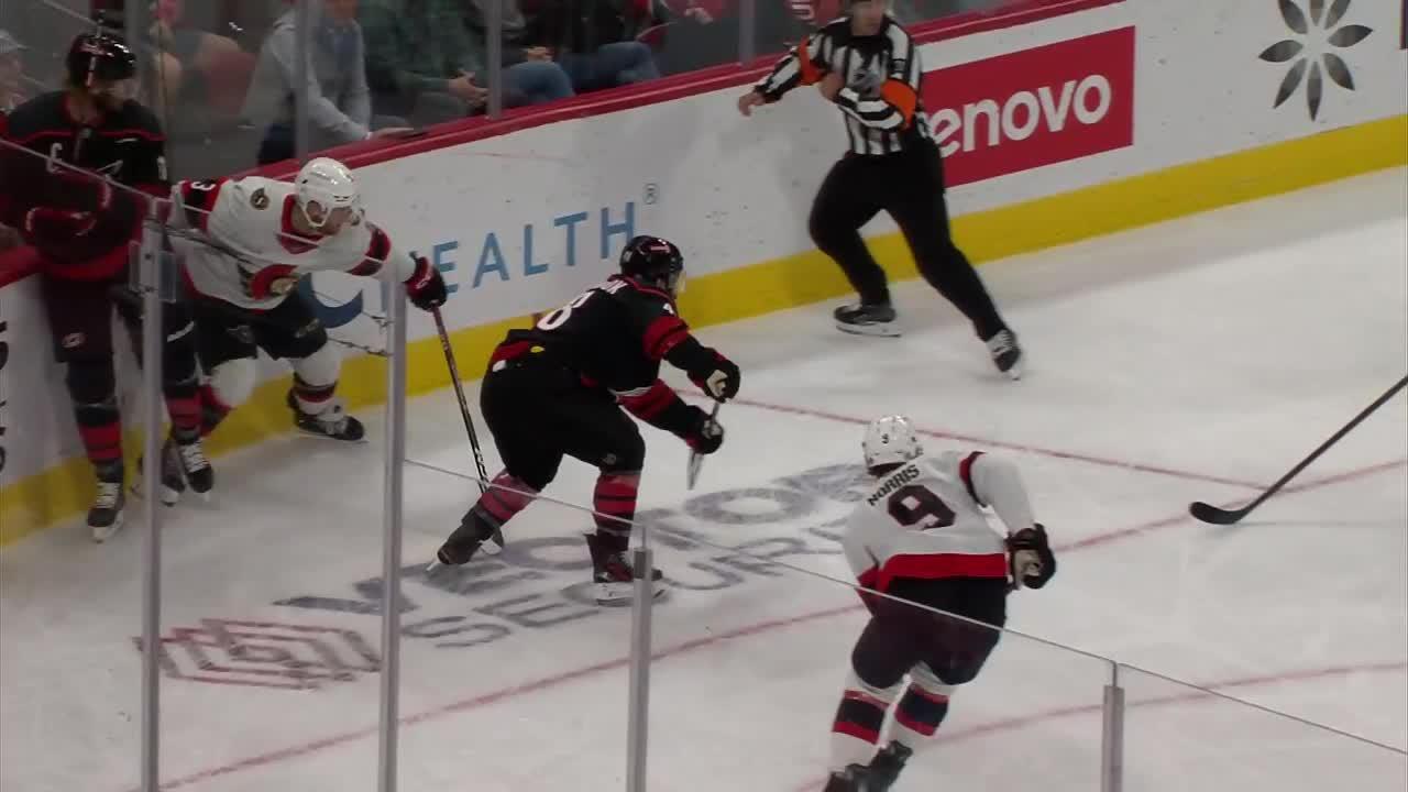 OTT@CAR: Martinook scores goal against Anton Forsberg | Carolina Hurricanes