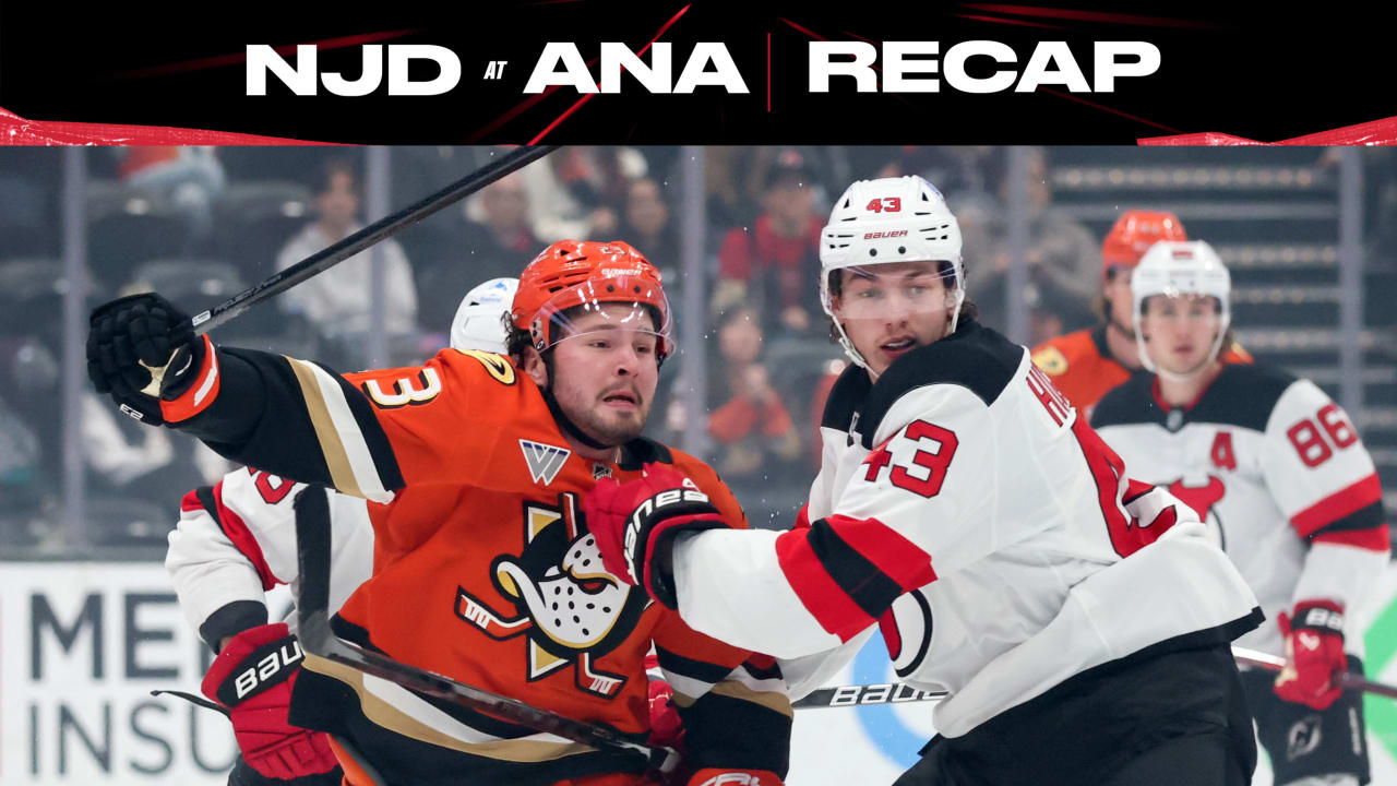 QUICK RECAP: Ducks 3, Devils 2 | New Jersey Devils