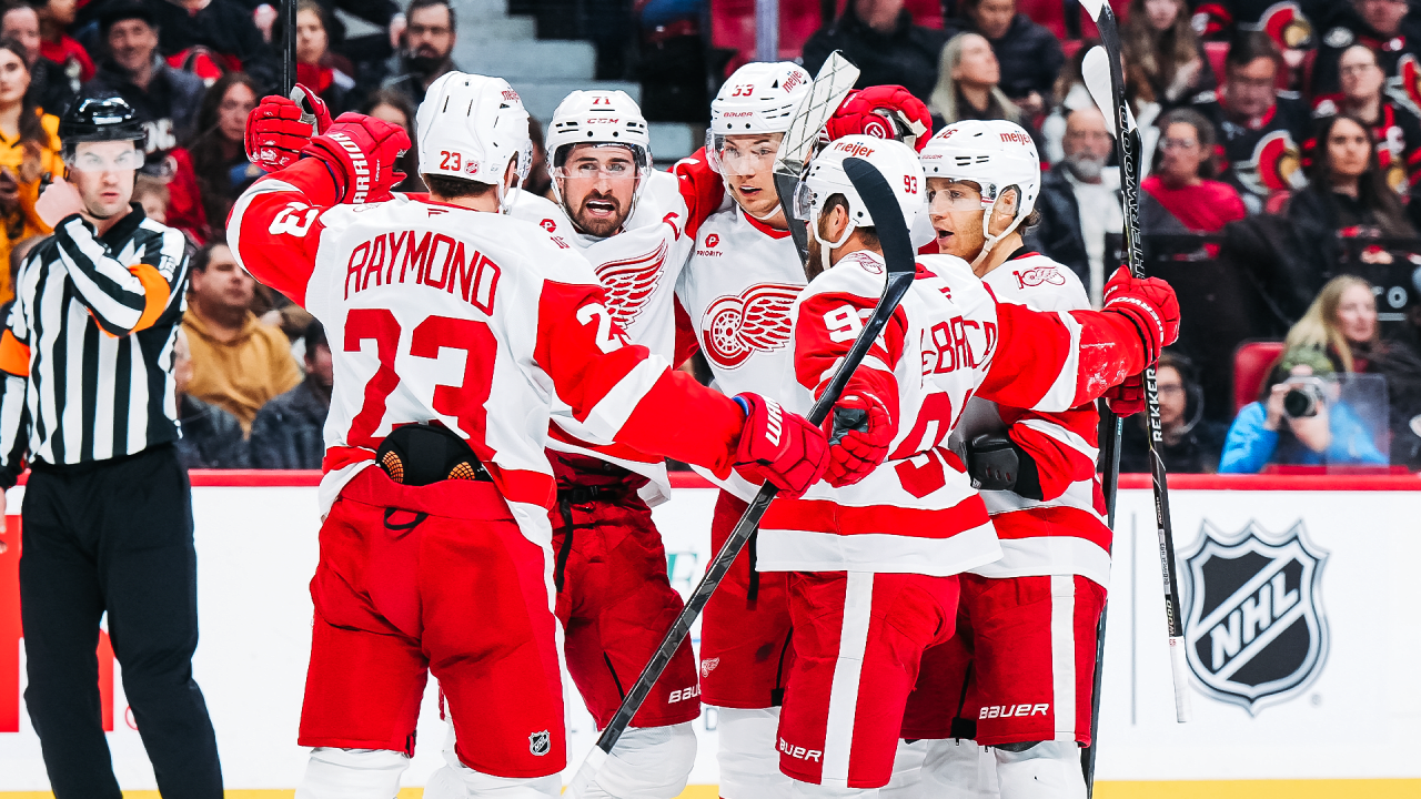 RECAP: Larkin, Gibson lead the way in Red Wings' 2-1 overtime road win ...