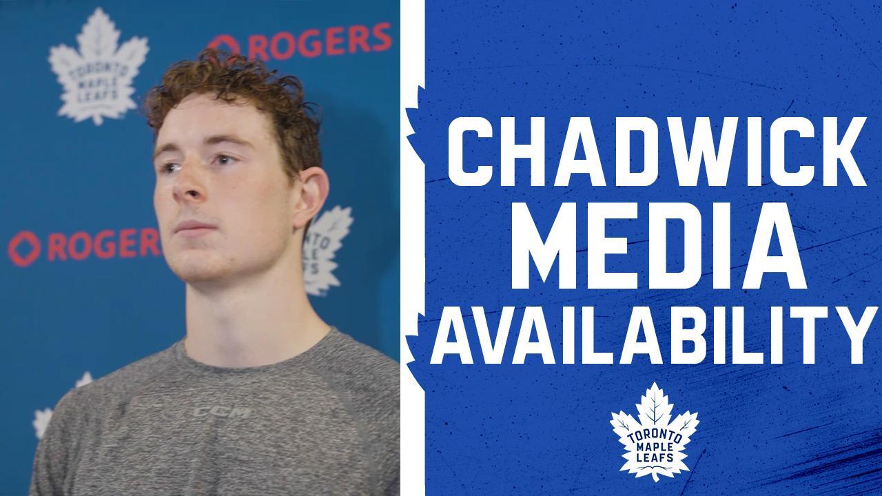 Noah Chadwick | Practice | Toronto Maple Leafs
