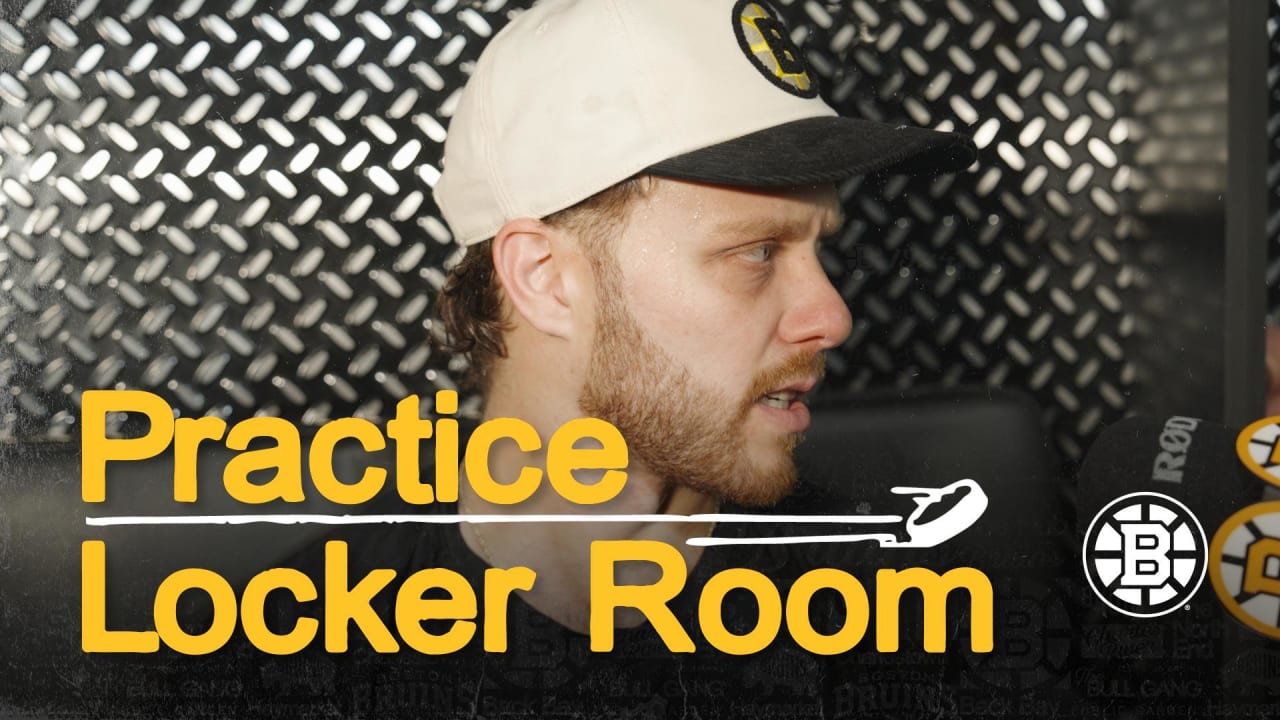 Locker Room Raw: David Pastrnak, Nikita Zadorov | Boston Bruins