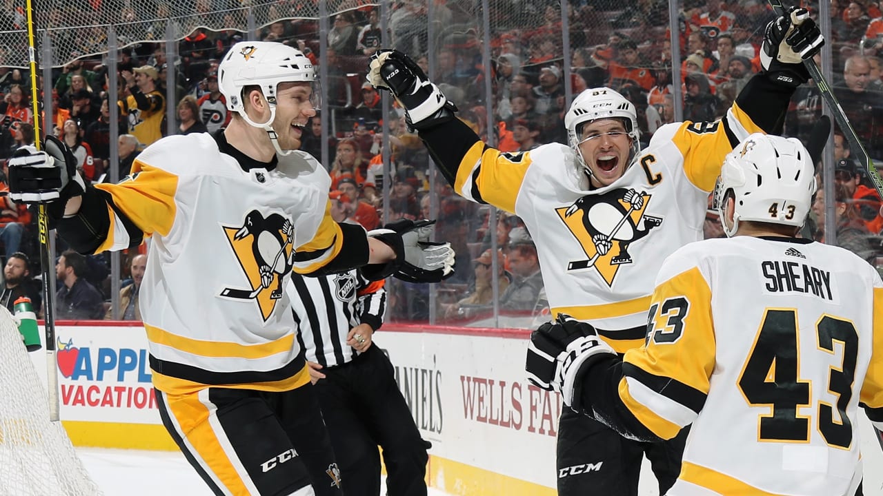 Penguins defeat Flyers, regain first place in Metropolitan | NHL.com