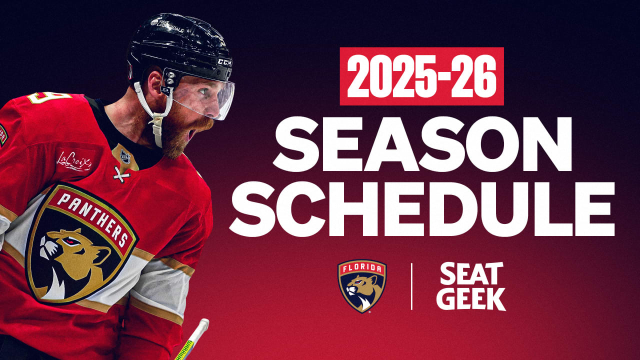 Florida Panthers Announce 2025-26 Regular Season Schedule | Florida ...