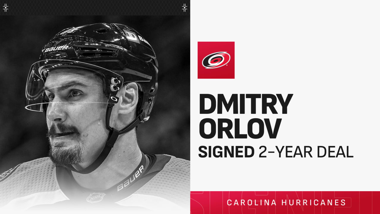 Orlov gets 2-year contract with Hurricanes; Andersen, Raanta re-sign ...