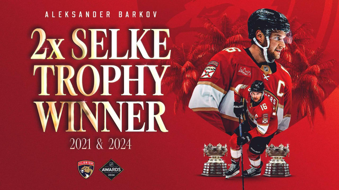 Barkov Wins 2023-24 Selke Trophy | Florida Panthers