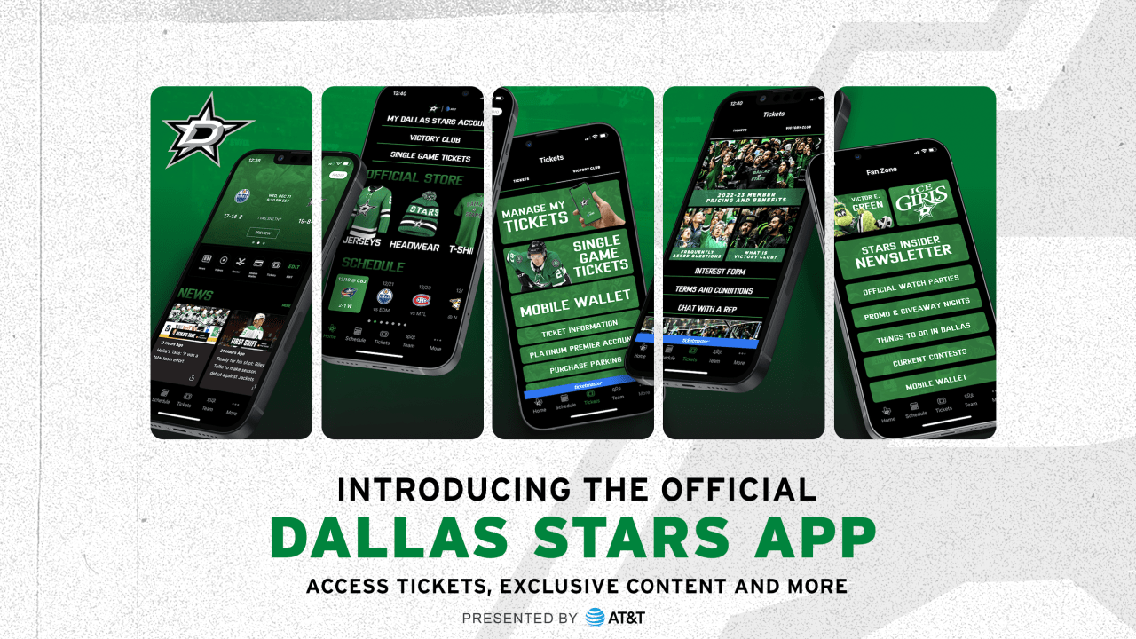 Dallas Stars launch new mobile app for iOS, Android™ devices | Dallas Stars
