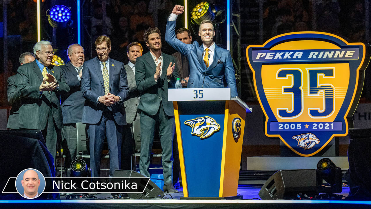 Rinne number retirement perfect start to Predators' Stadium Series ...
