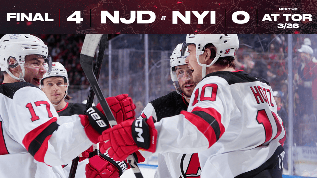 Devils Second Period Surge Tops Islanders | GAME STORY | New Jersey Devils