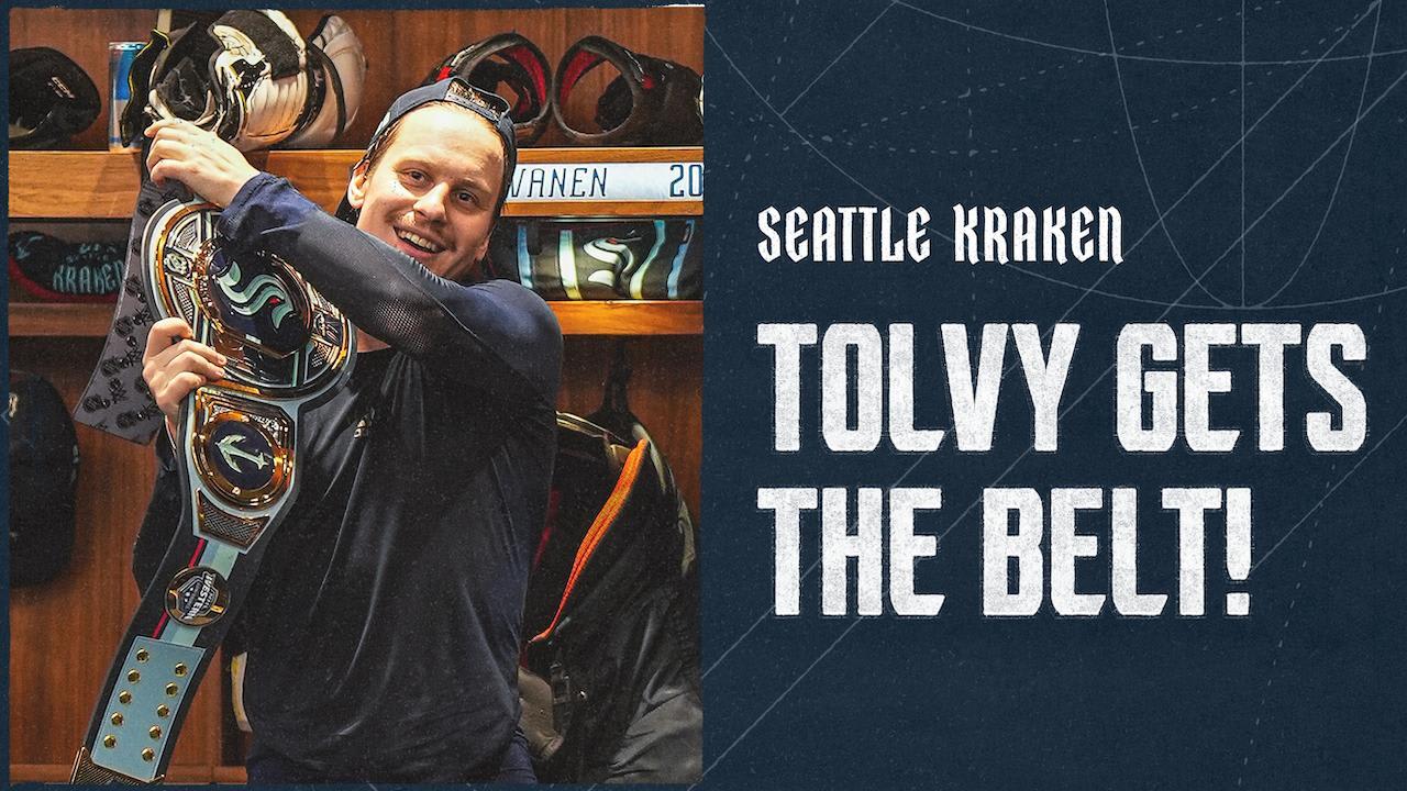 Tolvy gets the belt! | Seattle Kraken