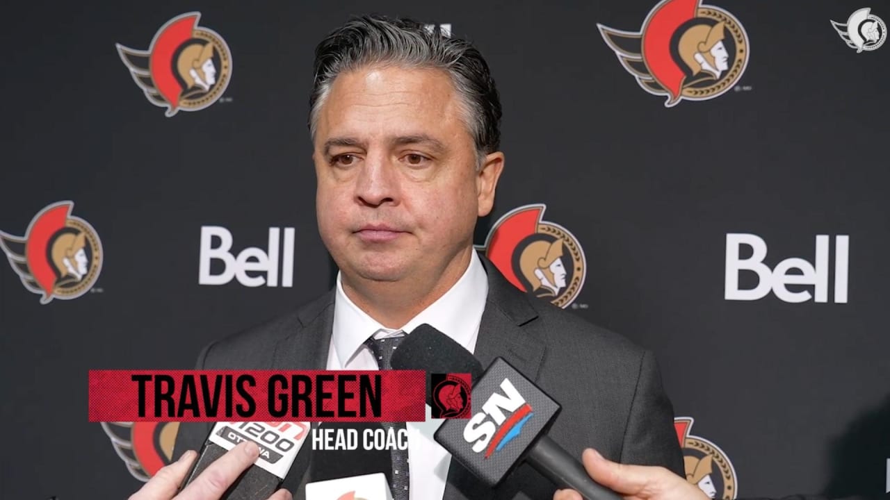 Travis Green Postgame Media vs CAR | Ottawa Senators