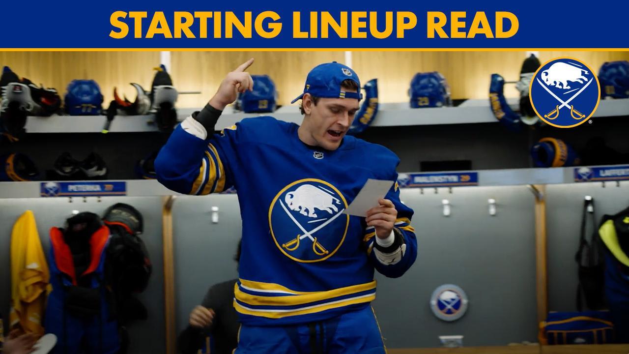 Starting Lineup Read | Buffalo Sabres