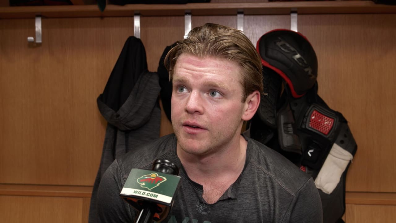 Shaw pregame at STL 3/16 | Minnesota Wild