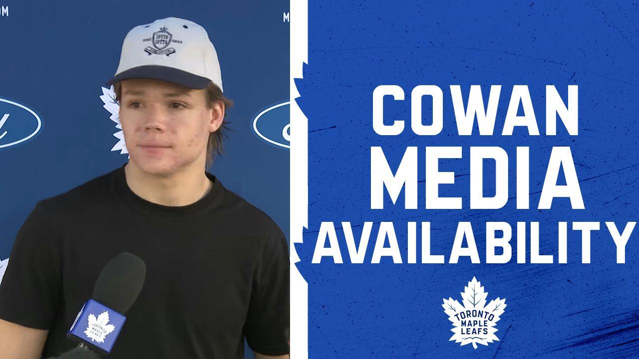 Easton Cowan | Pre Game | Toronto Maple Leafs
